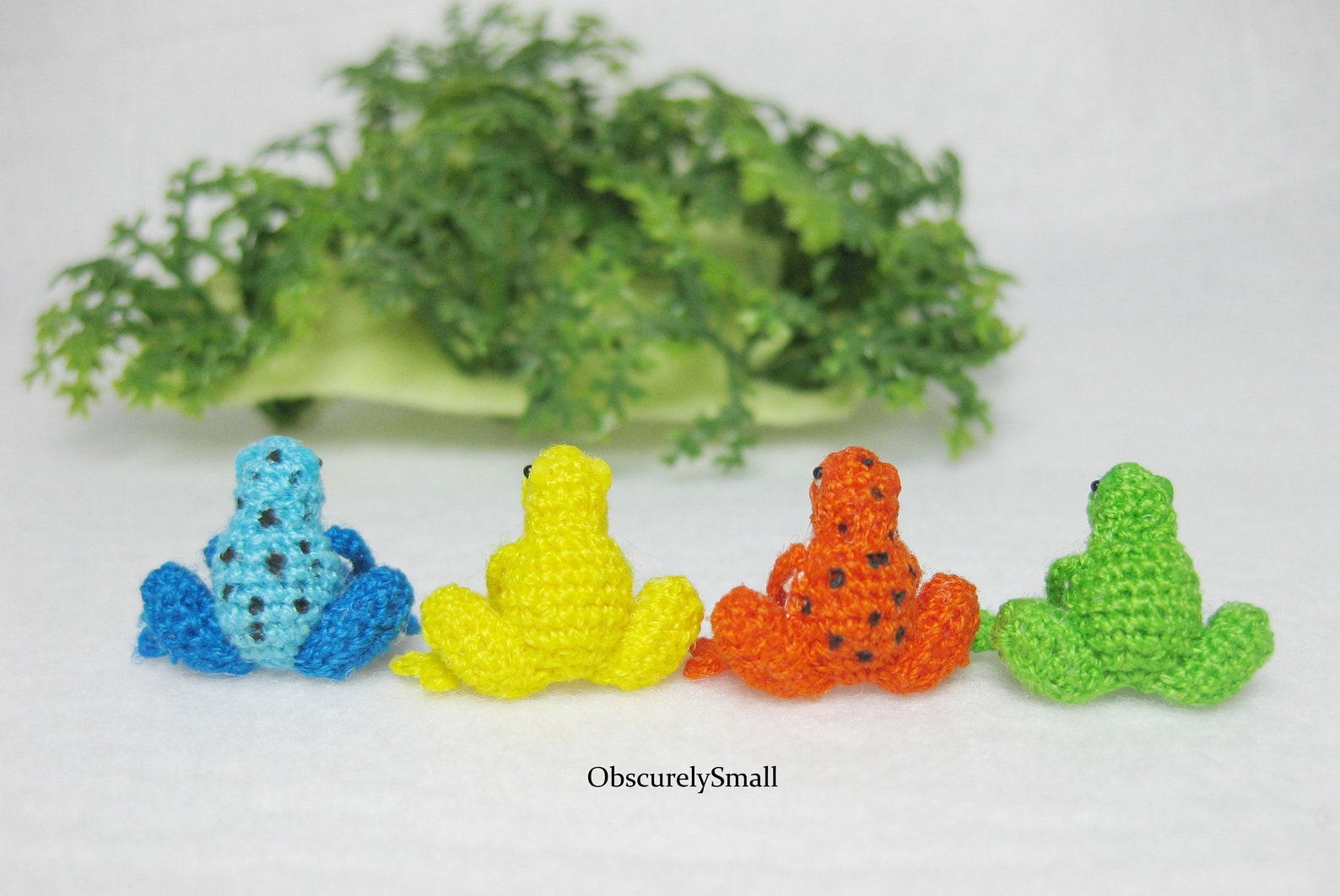 Frog Tiny Crochet Frog Amigurumi Frog Made to Order - Etsy