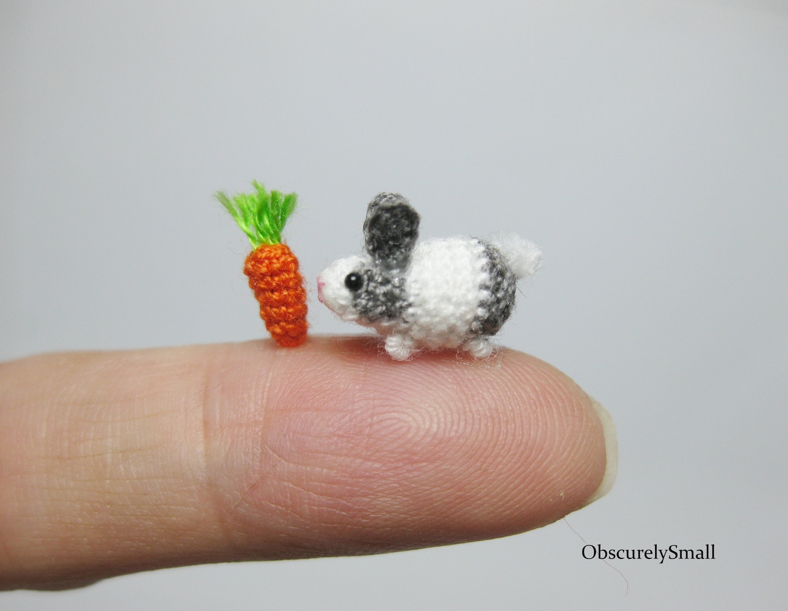 Miniature Crochet Rabbit - Amigurumi Rabbit - Made to Order - Etsy
