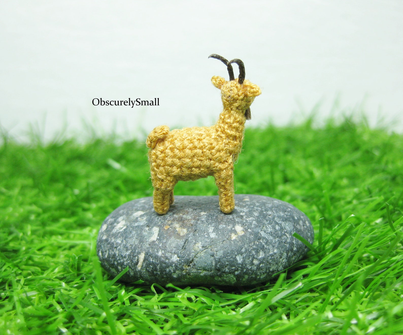 Tiny Crochet Goat Amigurumi Goat Made to Order | Etsy