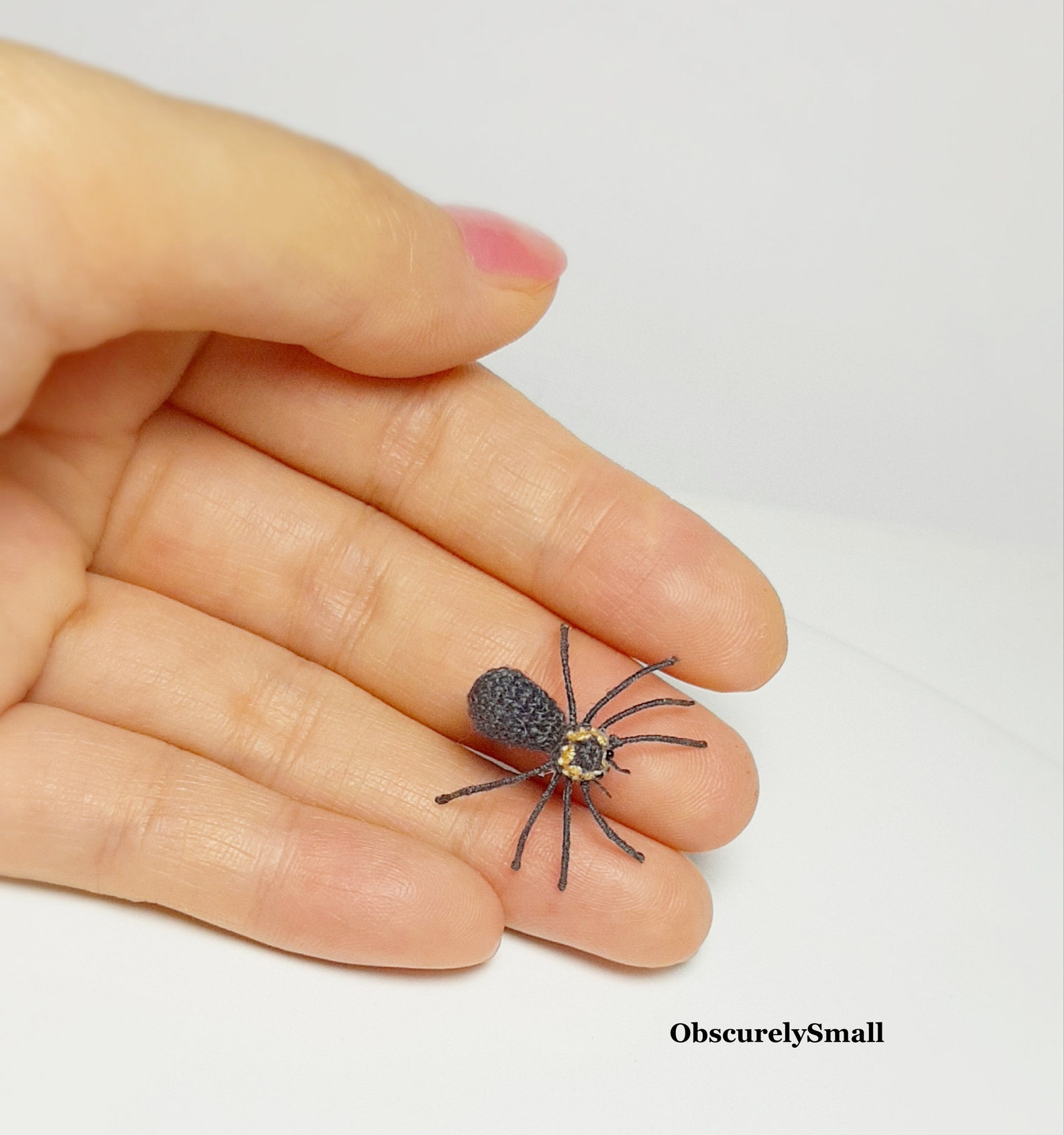 Miniature Crochet Spider Amigurumi Spider Made to Order - Etsy