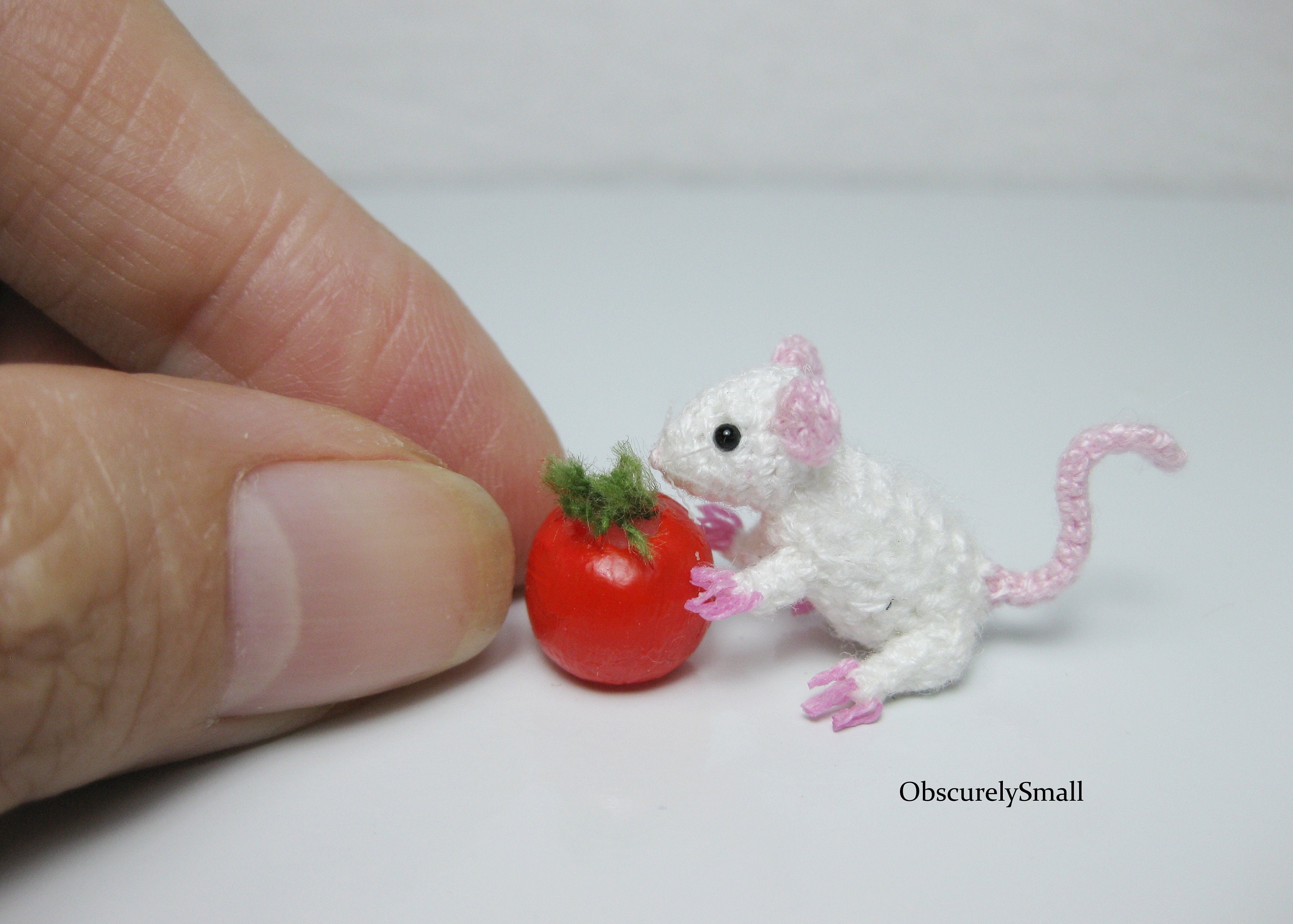 Tiny Crochet Rat Amigurumi Rat Made to Order | Etsy