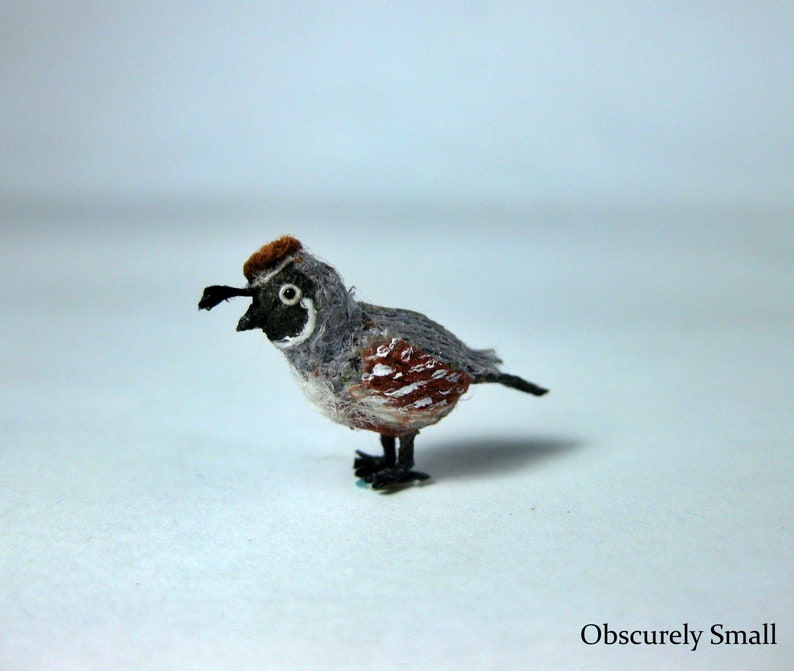Crochet Tiny Quail - Amigurumi Bird - Made to Order - Etsy