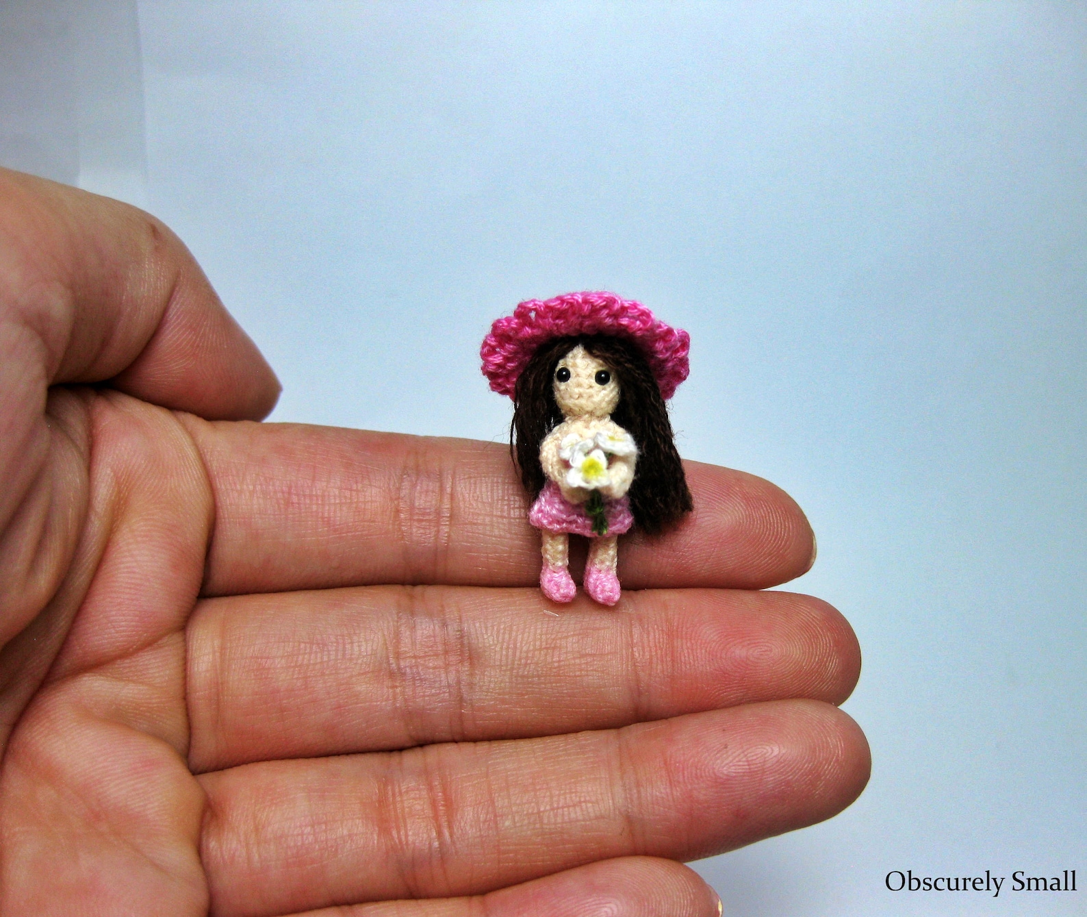 Tiny Crochet Doll Amigurumi Doll Made to Order - Etsy