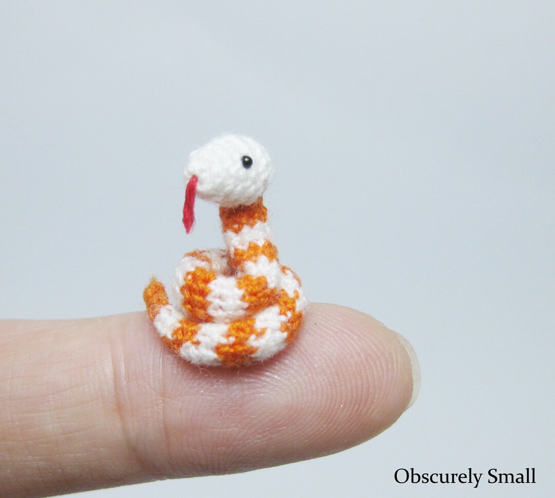 Tiny Crochet Snake - Amigurumi Snake - Made to Order. - Etsy