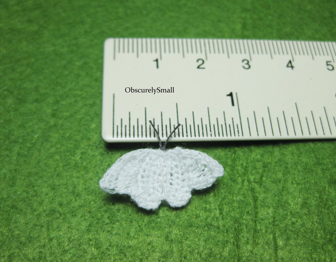 Tiny Crochet White Moth Amigurumi Moth Made to Order | Etsy