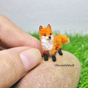 Mini Crochet Fox - Amigurumi Foxes - Made to Order - Etsy