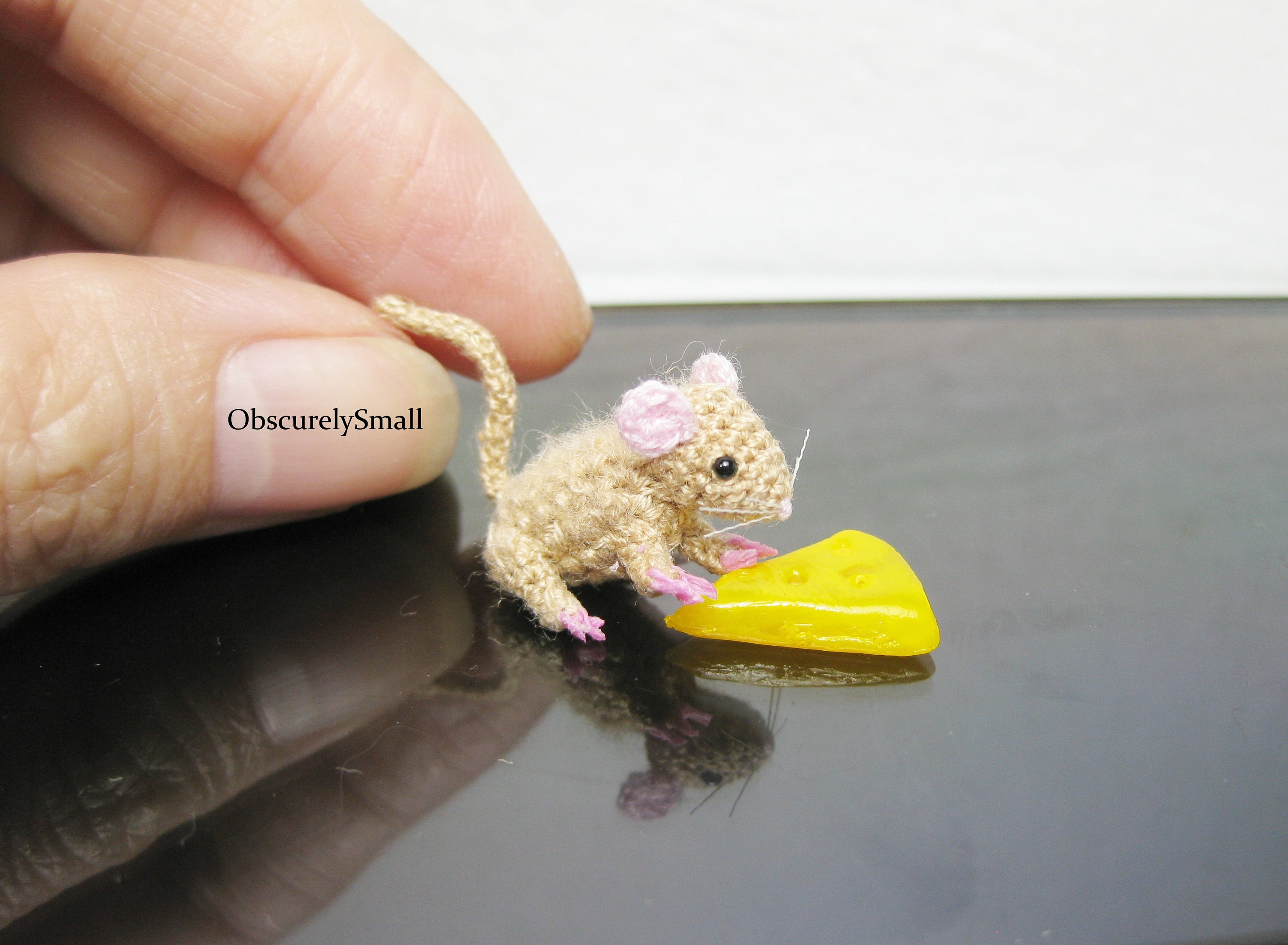 Tiny Crochet Rat Amigurumi Rat Made to Order | Etsy
