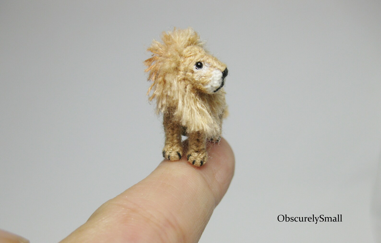 Miniature Crochet Lion - Amigurumi Lion - Made to Order - Etsy