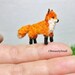 Mini Crochet Fox Amigurumi Foxes Made to Order - Etsy