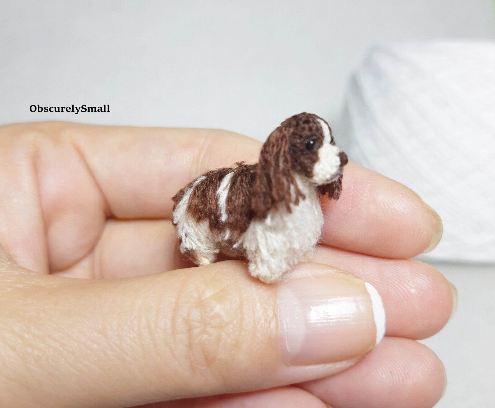 Mini Springer Spaniel Tiny Crochet Springer Spaniel Amigurumi Dog - Etsy