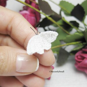 Tiny Crochet White Moth - Amigurumi Moth - Made to Order - Etsy
