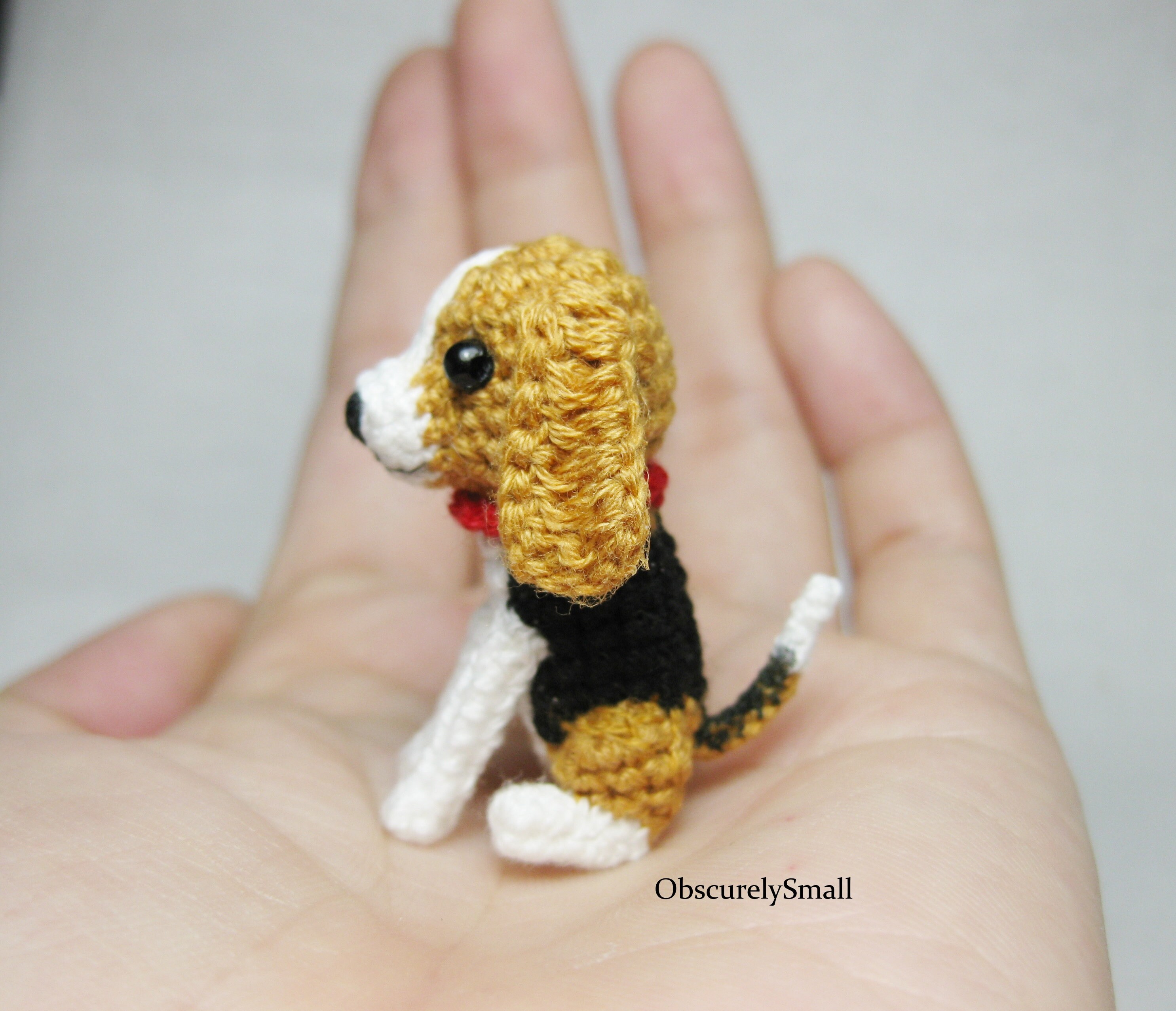 Cute Crochet Beagle Amigurumi Dog Made to Order | Etsy