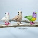 Miniature White Dove Tiny Crochet Pigeons Amigurumi Dove - Etsy