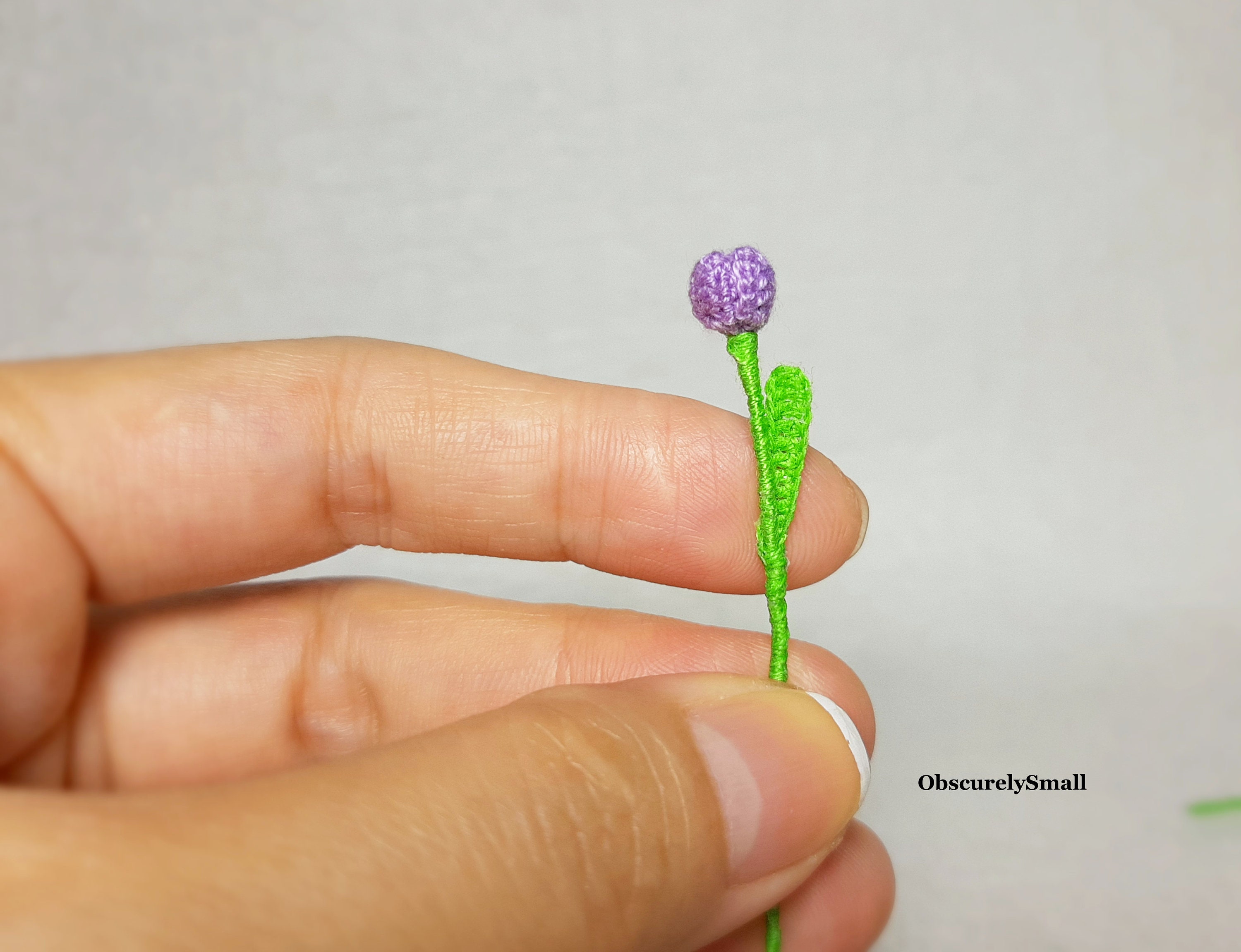 Miniature Crochet Tulips Amigurumi Flowers Made To Order Etsy