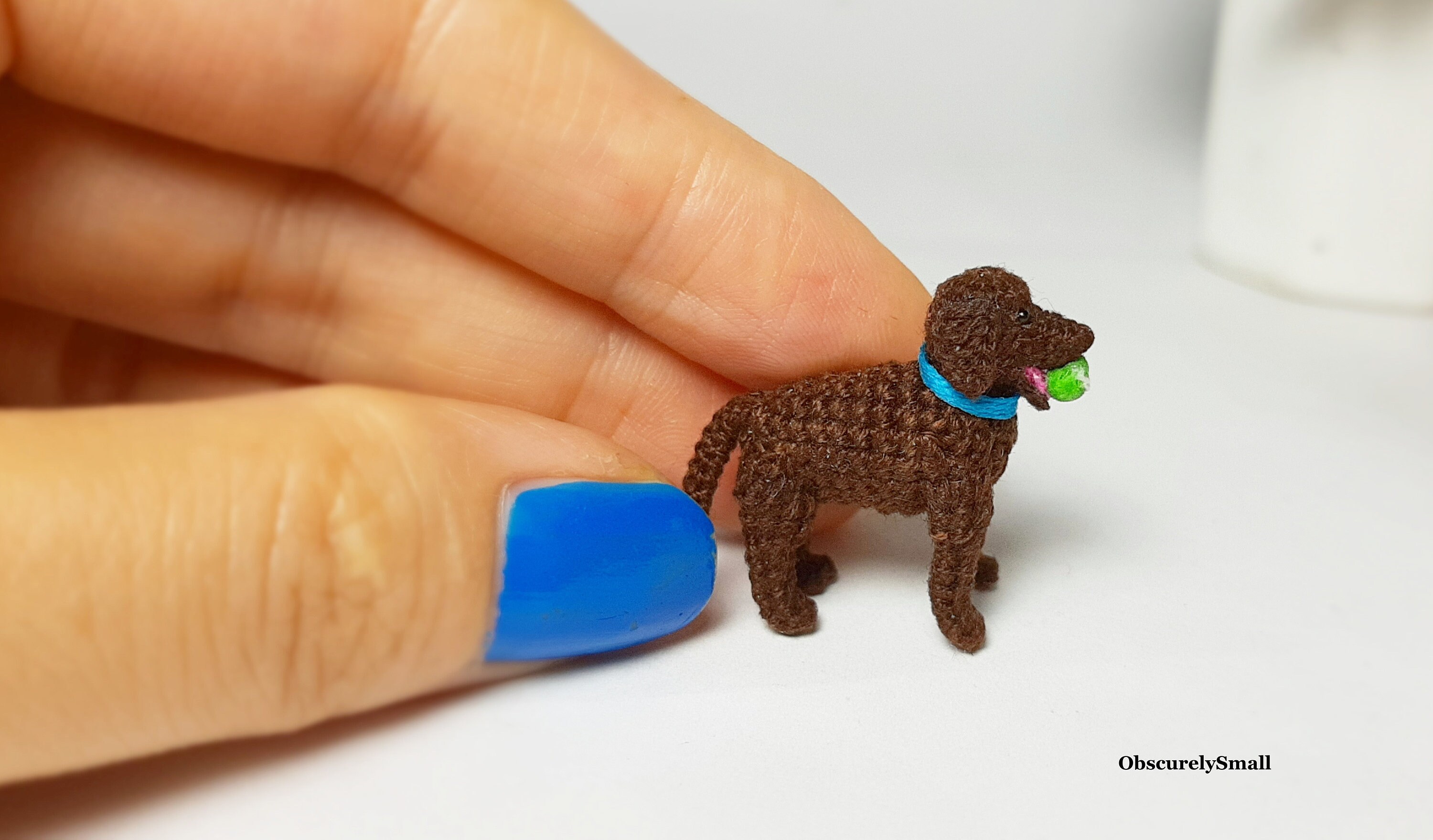 Micro Crochet Labrador Retriever Amigurumi Dog Made to | Etsy