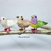 Miniature White Dove Tiny Crochet Pigeons Amigurumi Dove - Etsy