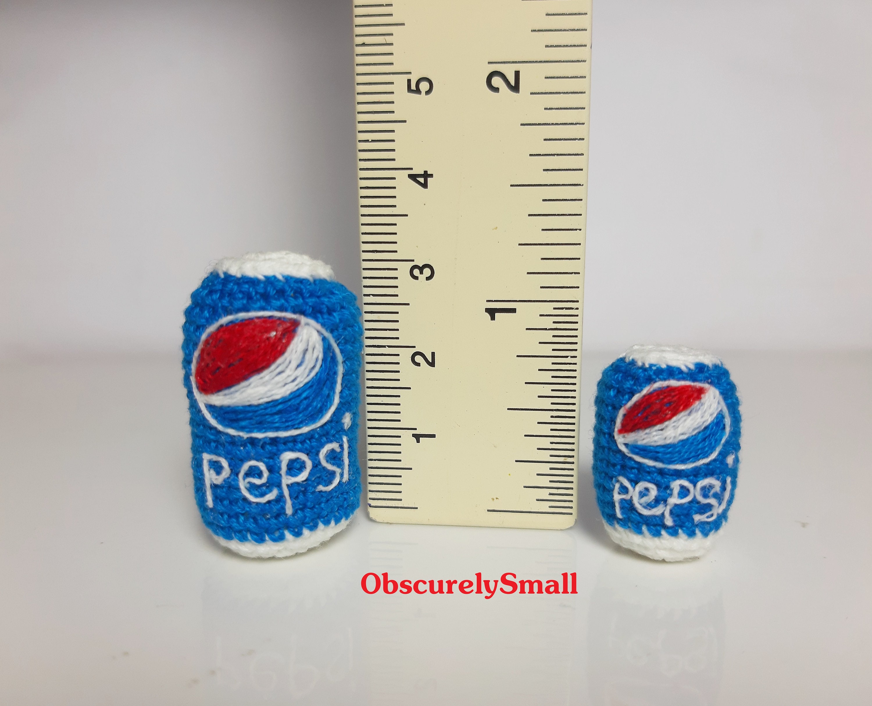 Pepsi Can of Pepsi Crochet Mini Can of Pepsi Amigurumi - Etsy