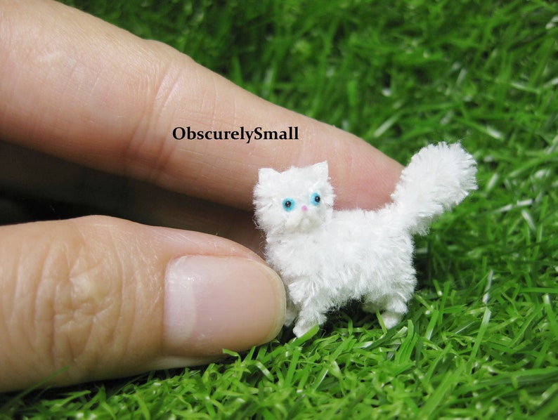 Tiny Crochet Persian Cat - Amigurumi Cat - Made to Order - Etsy