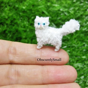 Tiny Crochet Persian Cat - Amigurumi Cat - Made to Order - Etsy