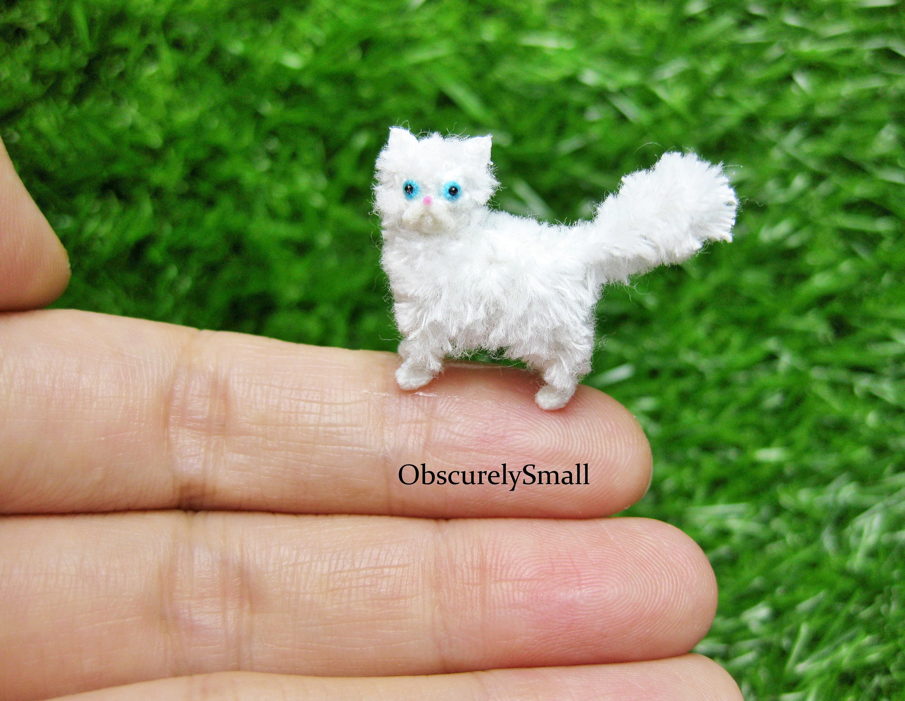 Tiny Crochet Persian Cat - Amigurumi Cat - Made to Order - Etsy