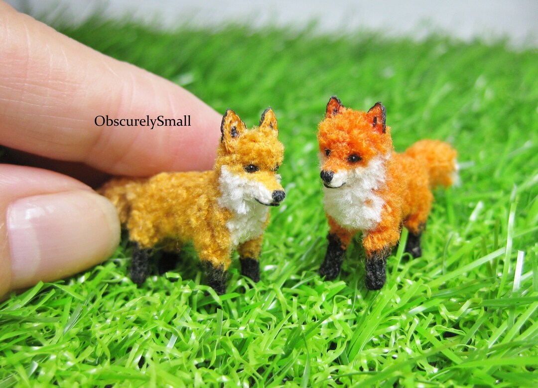 Mini Crochet Fox - Amigurumi Foxes - Made to Order - Etsy