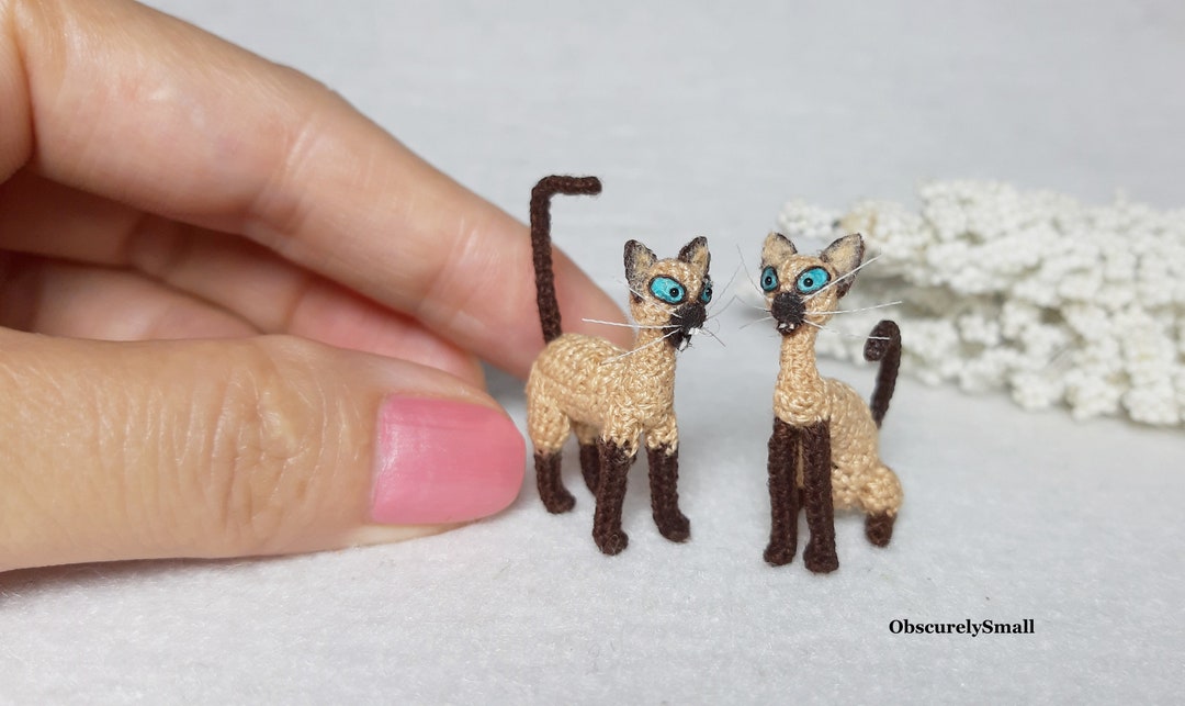 Tiny Crochet Cat - Amigurumi Cat - Made to Order - Etsy
