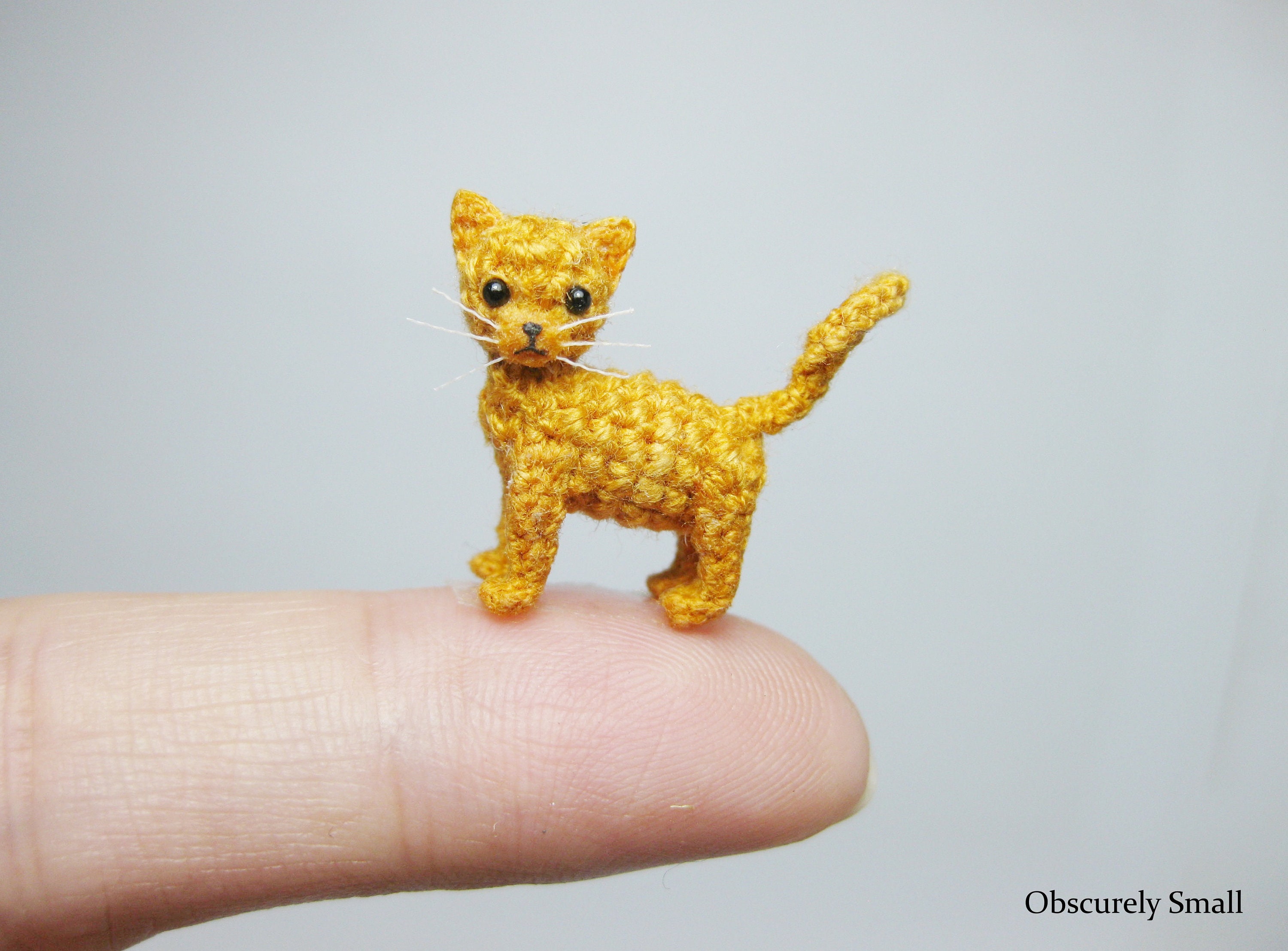 Crochet Tiny Cat - Amigurumi Cat - Made to Order - Etsy