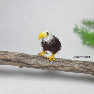 Micro Mini Eagle - Miniature Amigurumi Bird - Made to Order - Etsy