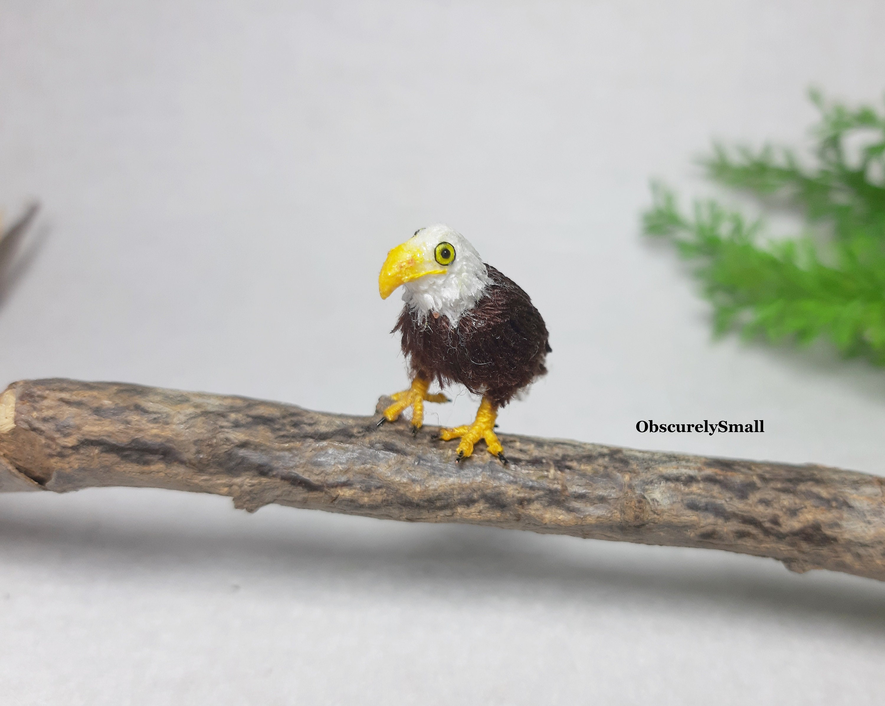 Micro Mini Eagle Miniature Amigurumi Bird Made to Order - Etsy