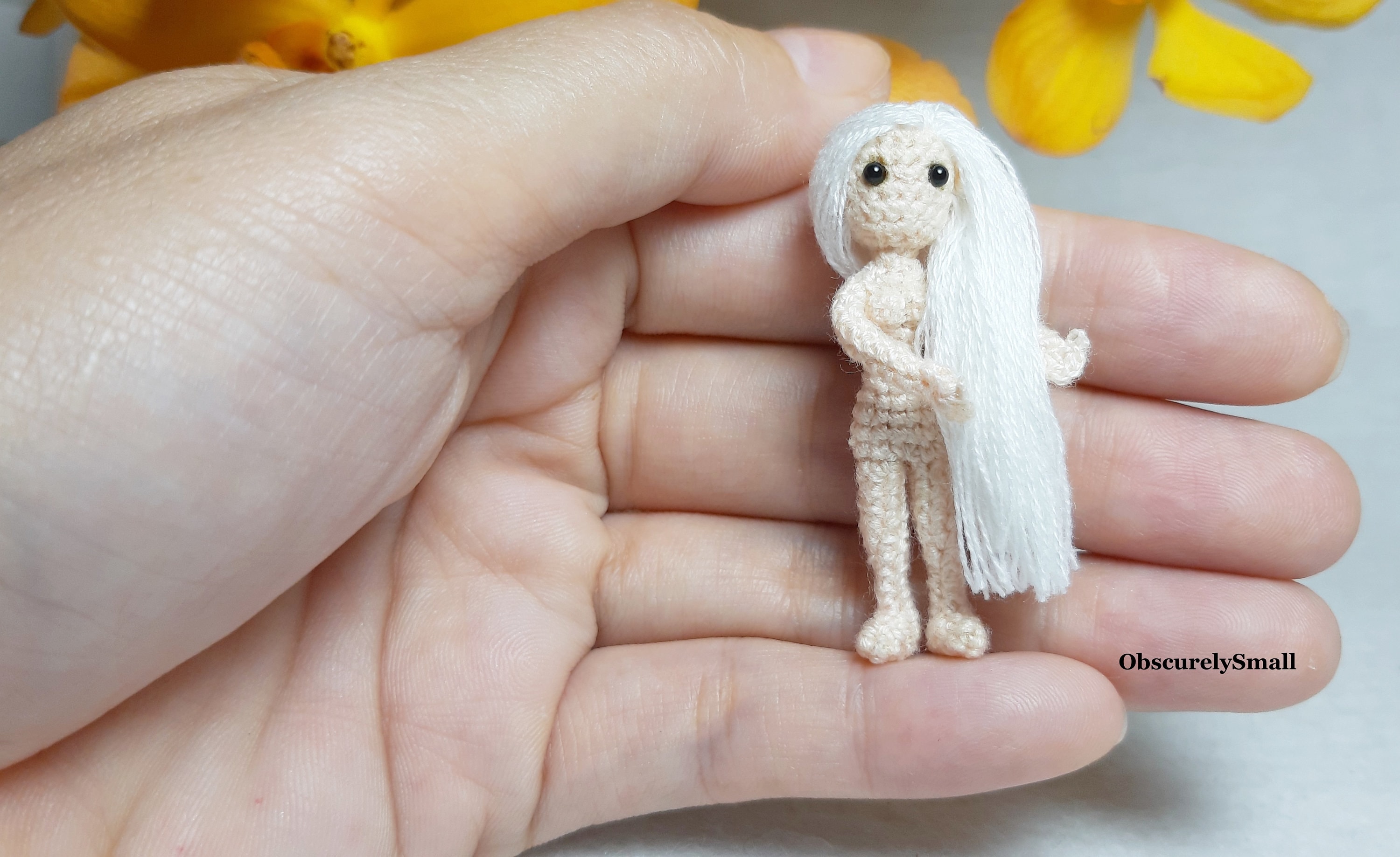 Miniature Crochet Doll Pattern Amigurumi Doll Pattern PDF - Etsy