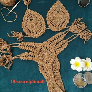 Handmade Crochet Bikini Set – Cotton Two Piece Swimsuit - Etsy