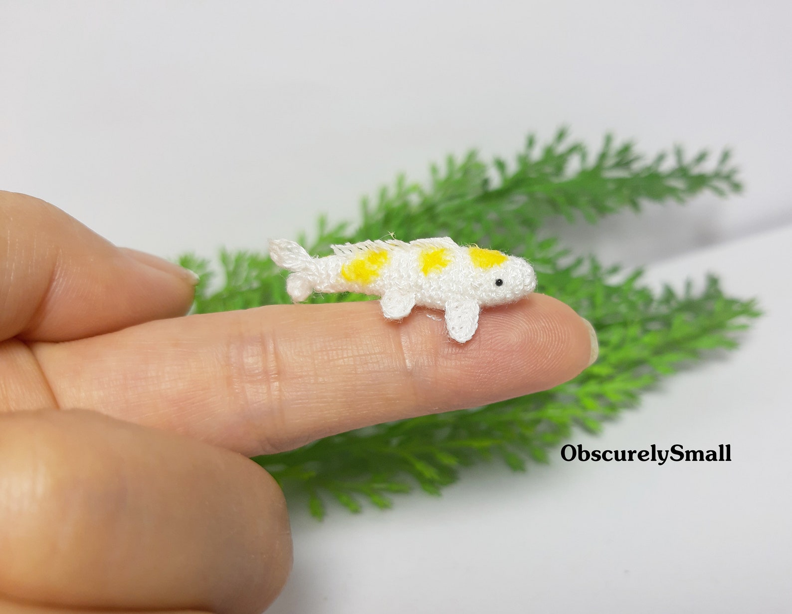 Tiny Japanese Koi Fish Crochet Mini Fish Crochet Miniature | Etsy