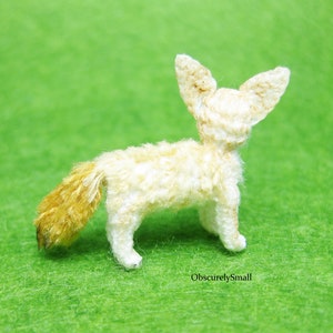 Miniature Crochet Fennec Fox - Amigurumi Fox - Made to Order - Etsy