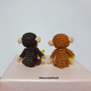 Miniature Chimpanzee Baby Crochet - Amigurumi Monkey - Tiny Chimp ...