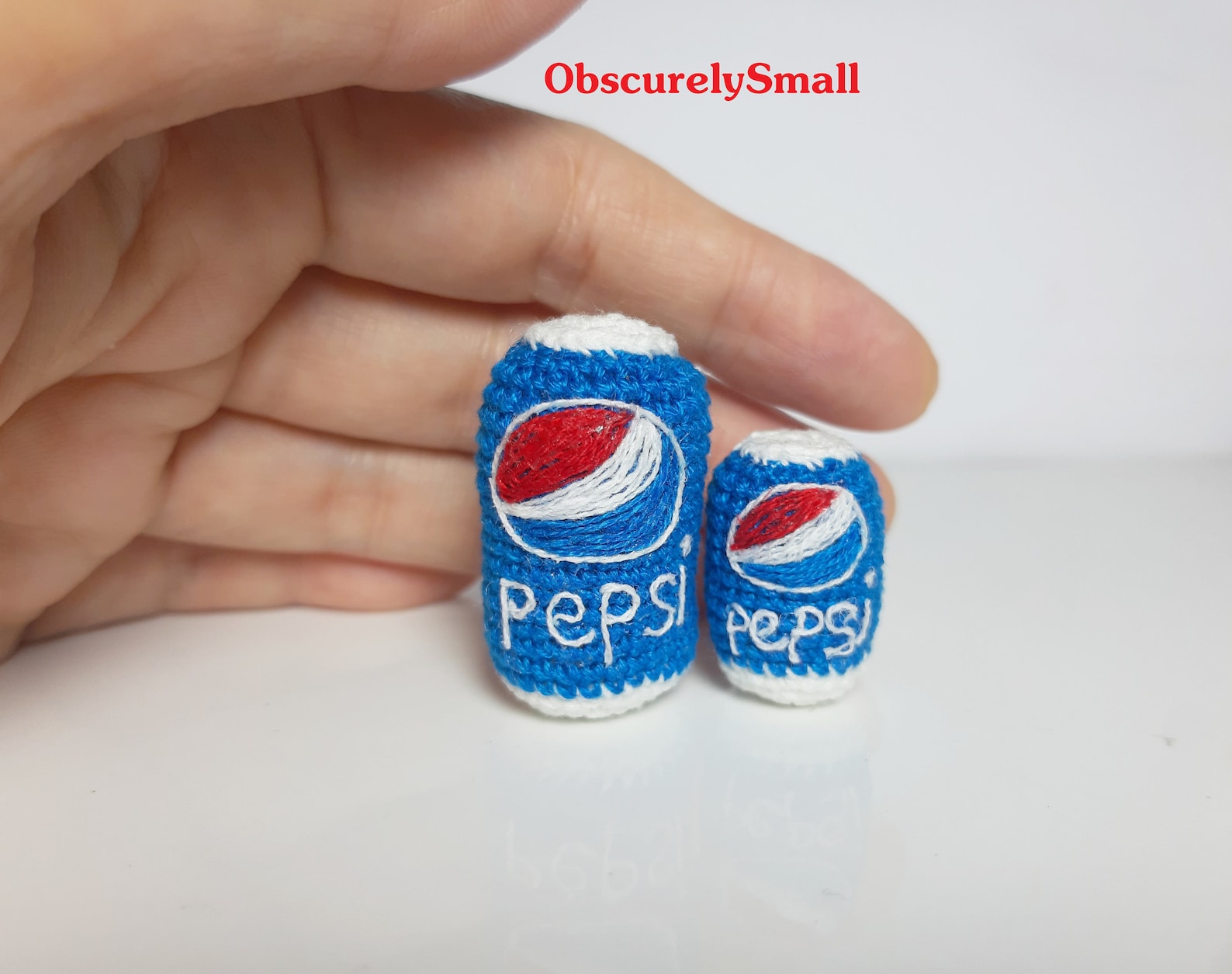 Pepsi Can of Pepsi Crochet Mini Can of Pepsi Amigurumi - Etsy