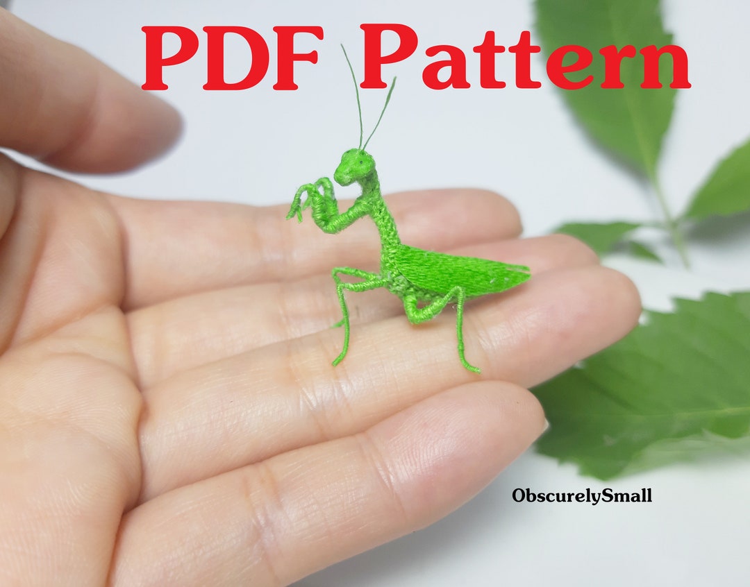 Crochet Mantis Pattern: Amigurumi Insect (PDF Download) - Etsy