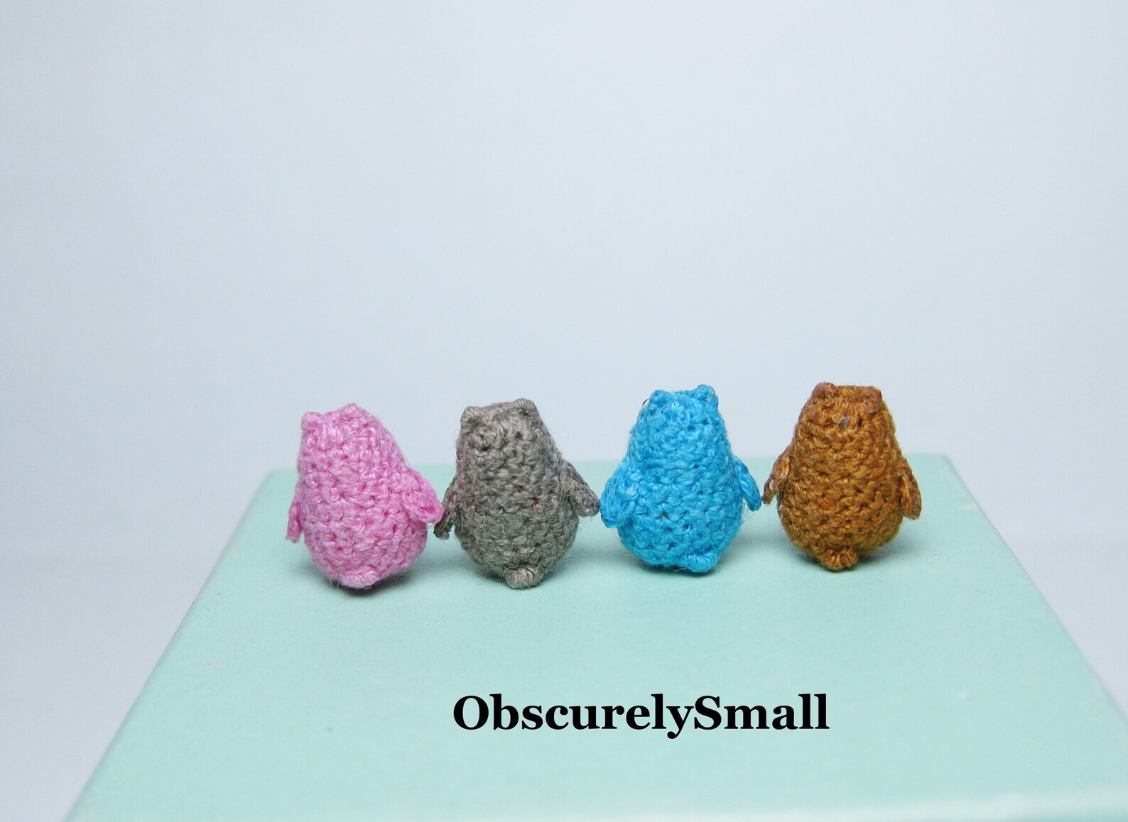 Extreme Miniature Crochet Owl Amigurumi Owl Made to Order - Etsy
