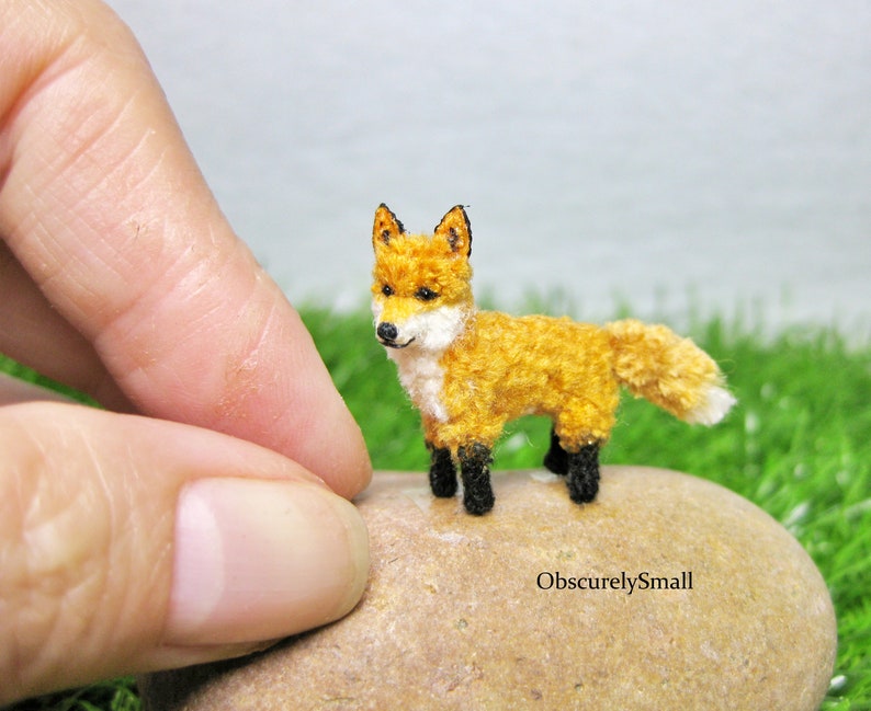 Mini Crochet Fox - Amigurumi Foxes - Made to Order - Etsy