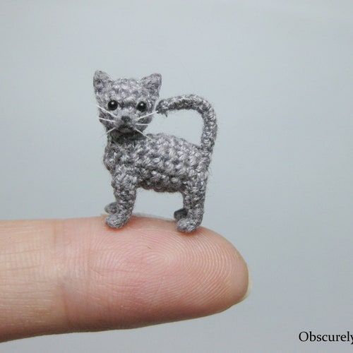 Miniature Crochet Cats Amigurumi Cats Made to Order - Etsy