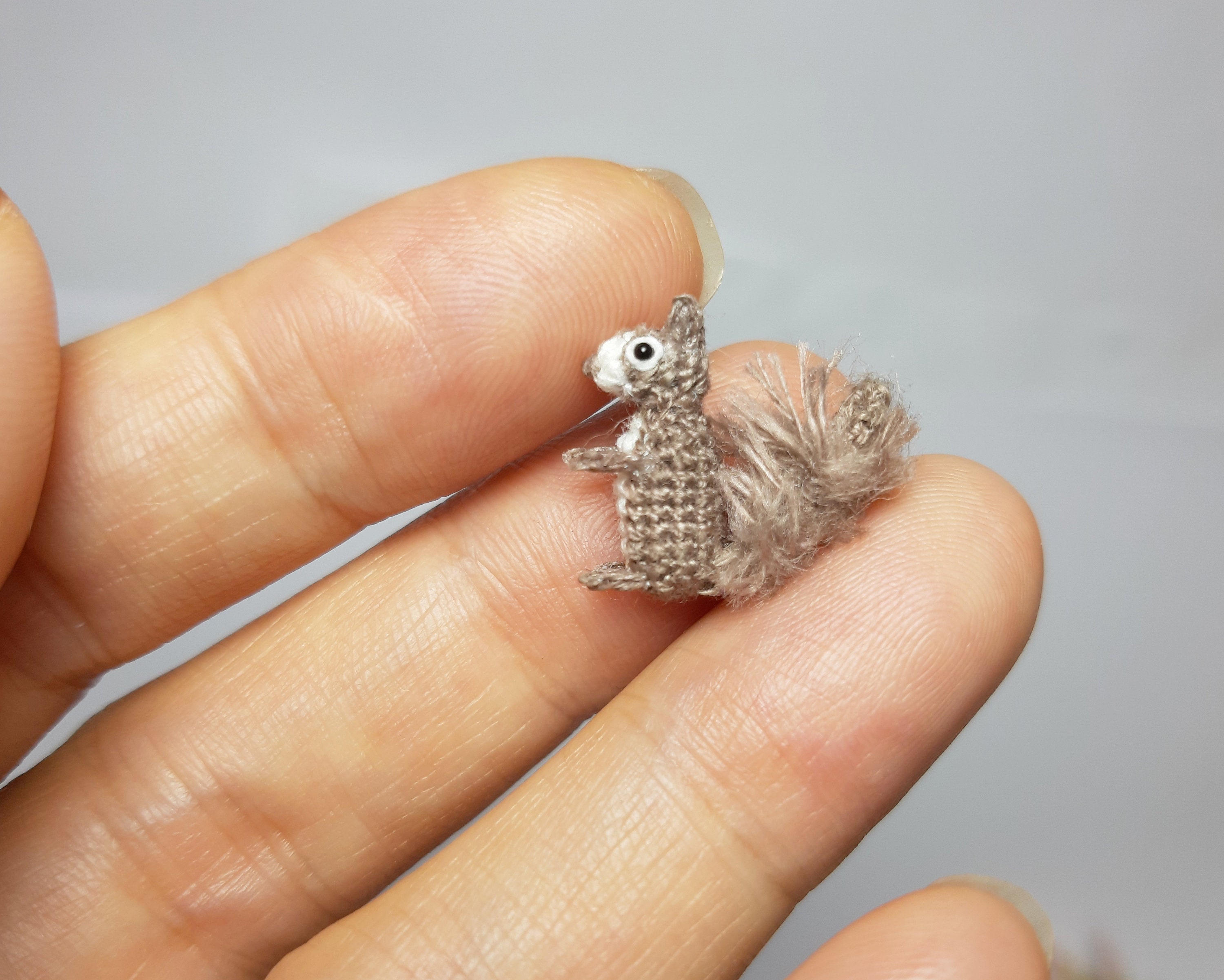 Tiny Crochet Squirrel Pattern Amigurumi Pattern PDF Files | Etsy