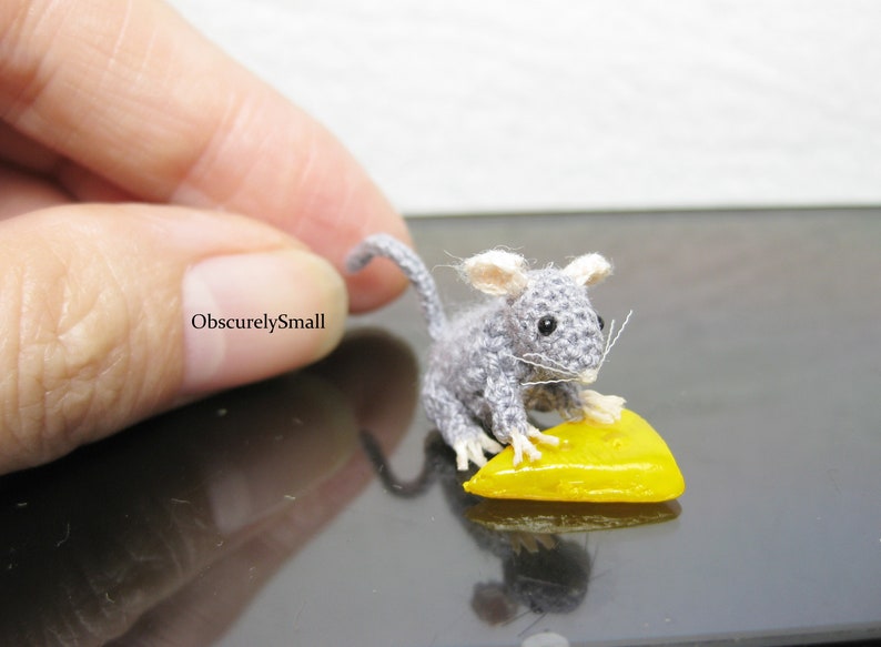 Tiny Crochet Rat Amigurumi Rat Made to Order | Etsy
