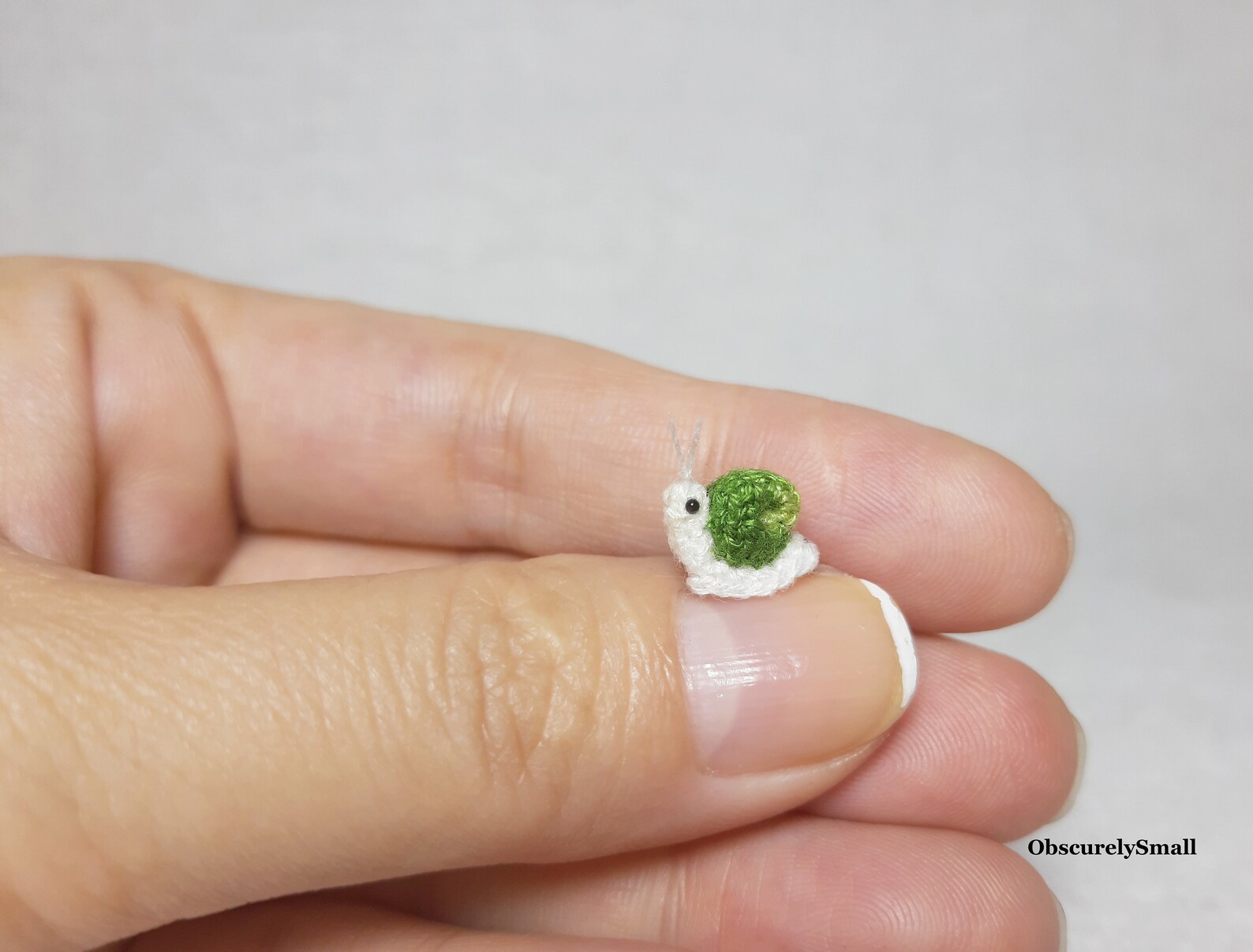 Crochet Micro Tiny Snail Pattern - Amigurumi Pattern - PDF Files ...