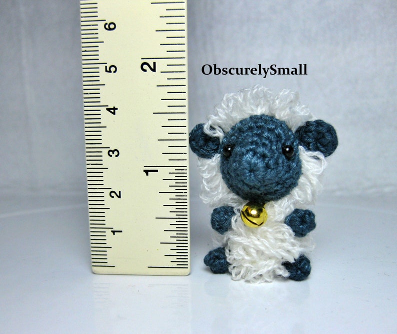 Oveja de crochet: pequeña oveja amigurumi, coleccionable para adultos ...