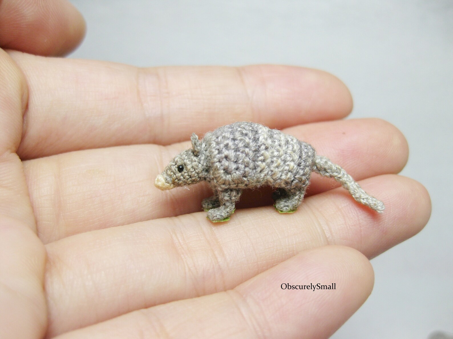 Miniature Crochet Armadillo Amigurumi Armadillo Made to | Etsy