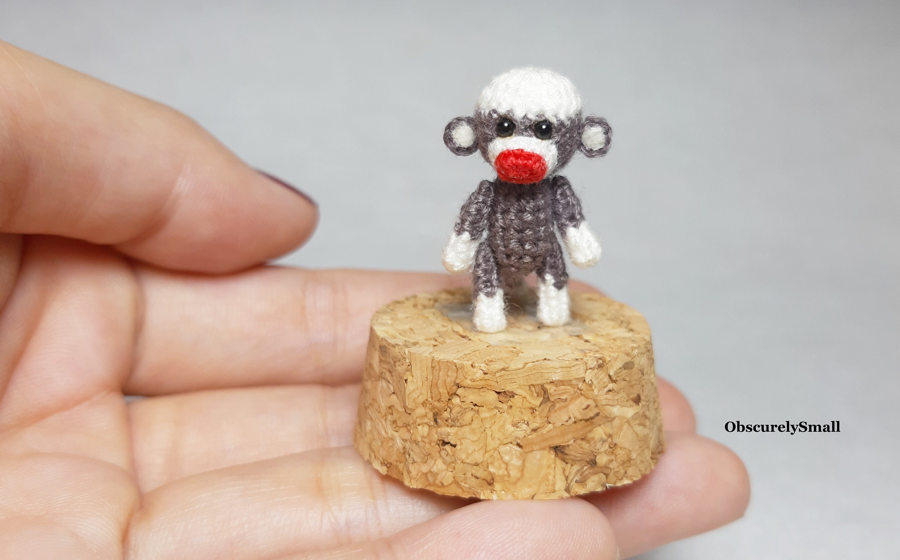 Tiny Crochet Monkey Pattern Amigurumi Pattern PDF Files - Etsy