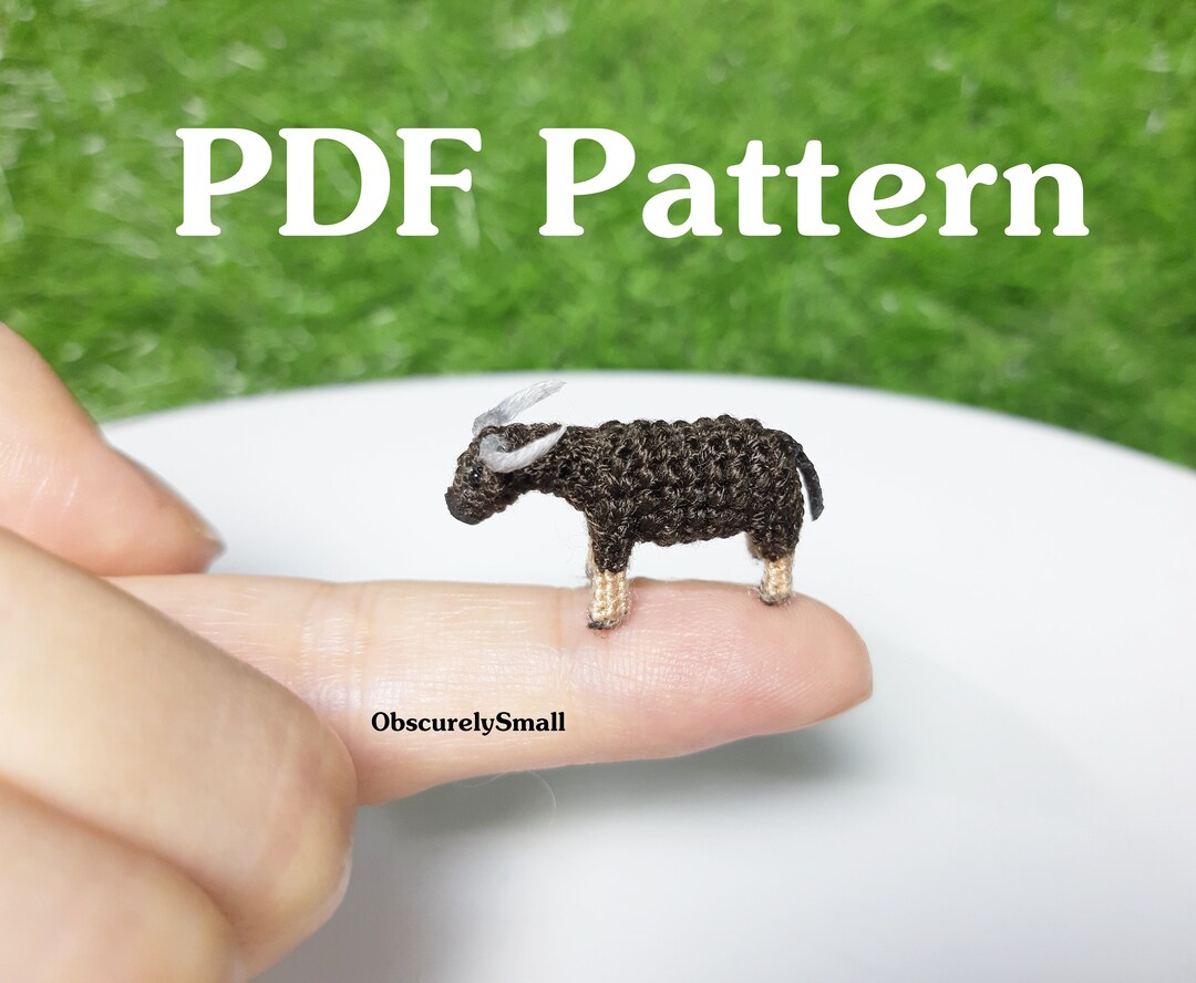 Crochet Water Buffalo Pattern - Amigurumi Pattern - PDF File Instant ...