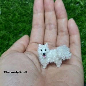 Miniature Samoyed - Micro Crochet Dog - Amigurumi Dog Stuff Animal ...