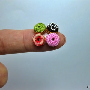 Tiny Crochet Donut - Amigurumi Donut - Made to Order - Etsy