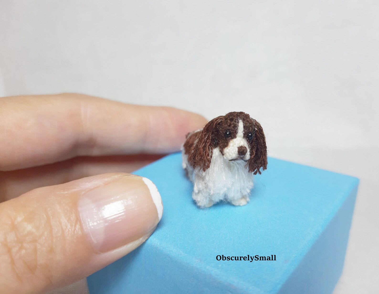 Mini Springer Spaniel Tiny Crochet Springer Spaniel Amigurumi Dog - Etsy