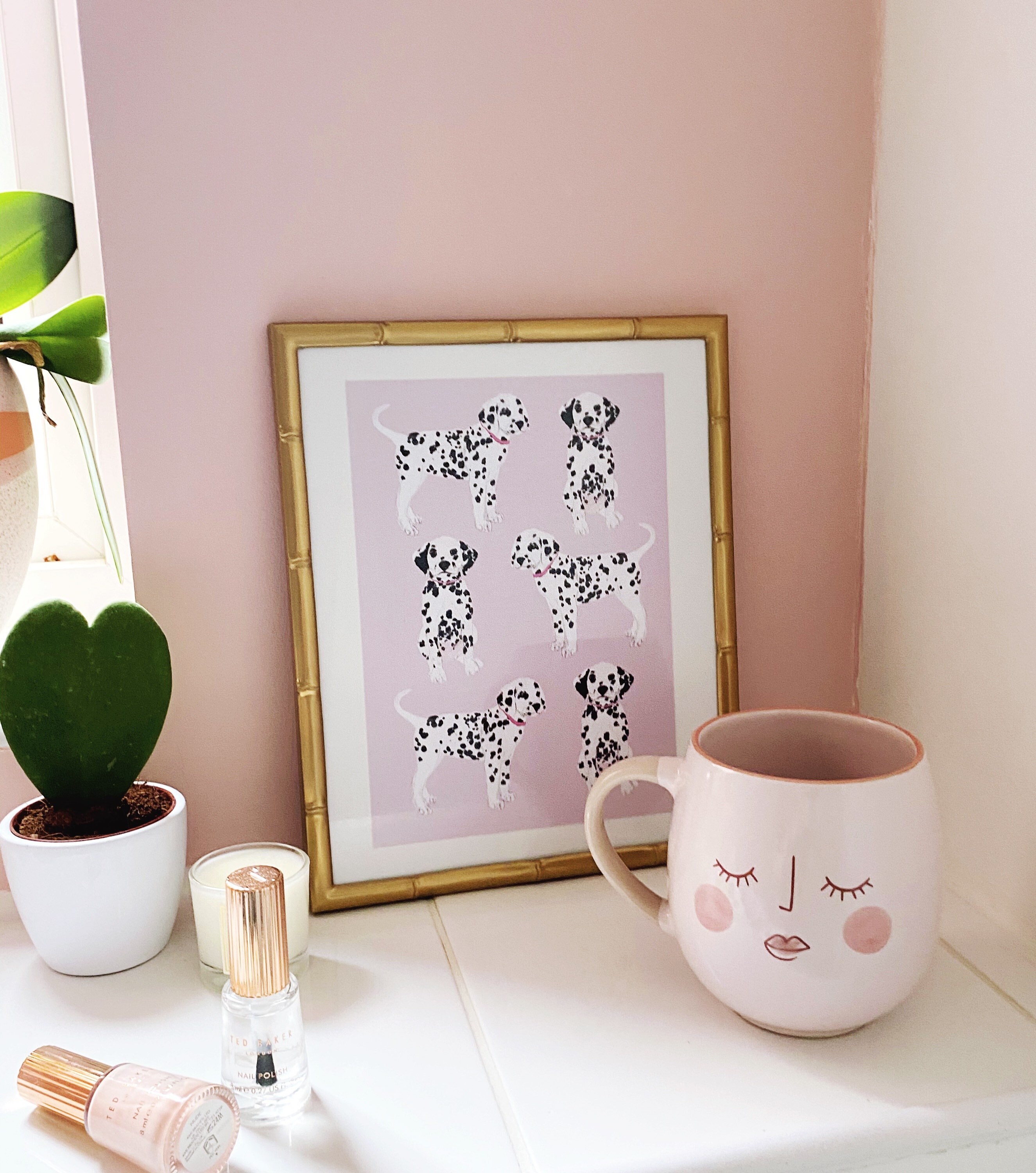 Dalmatians Illustration Wall Art Print Dalmatian Puppy Dog - Etsy